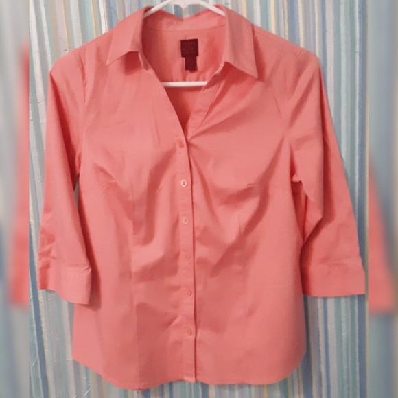 212 Collection | Tops | Gorgeous Coral Colored Blouse | Poshmark